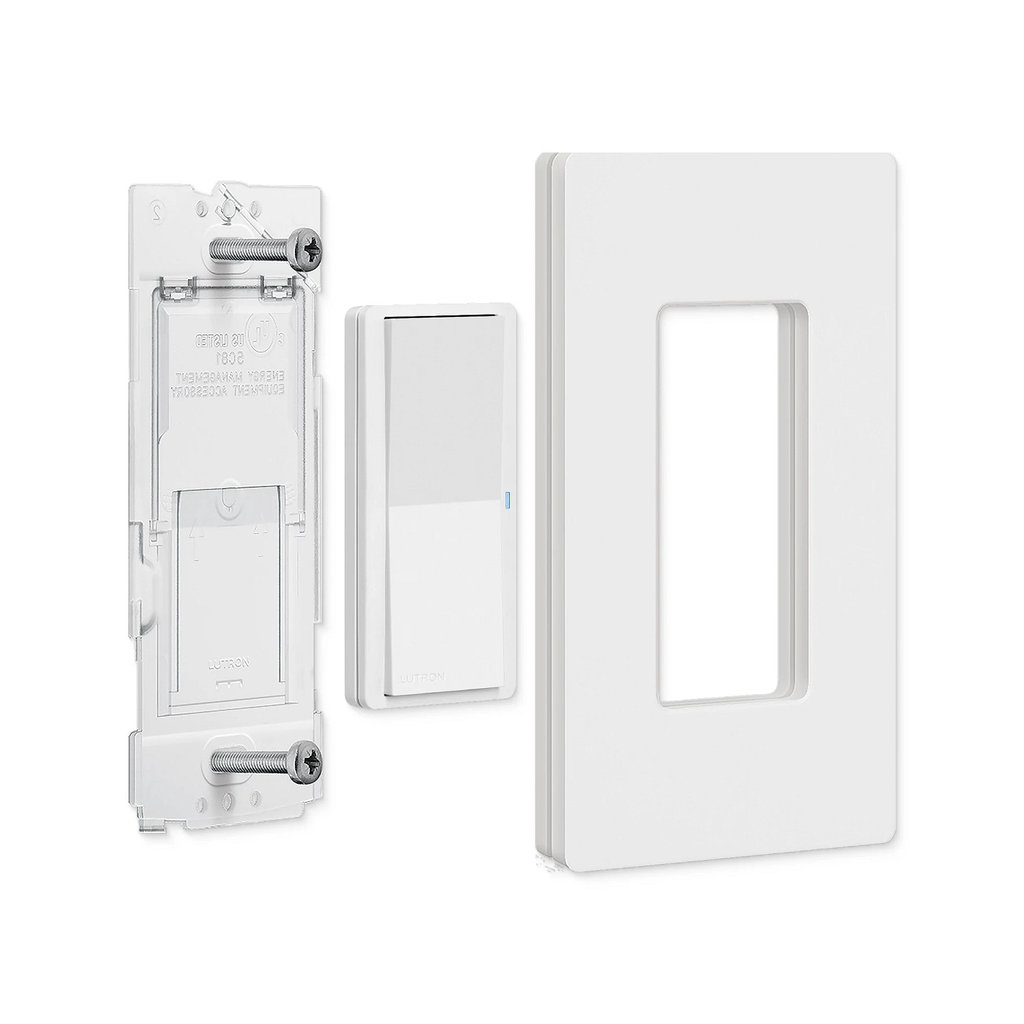 Lutron PJ2W-P2B-WH Pico Remote Wall Mounting Kit, includes PJ2-P2B-GWH ...
