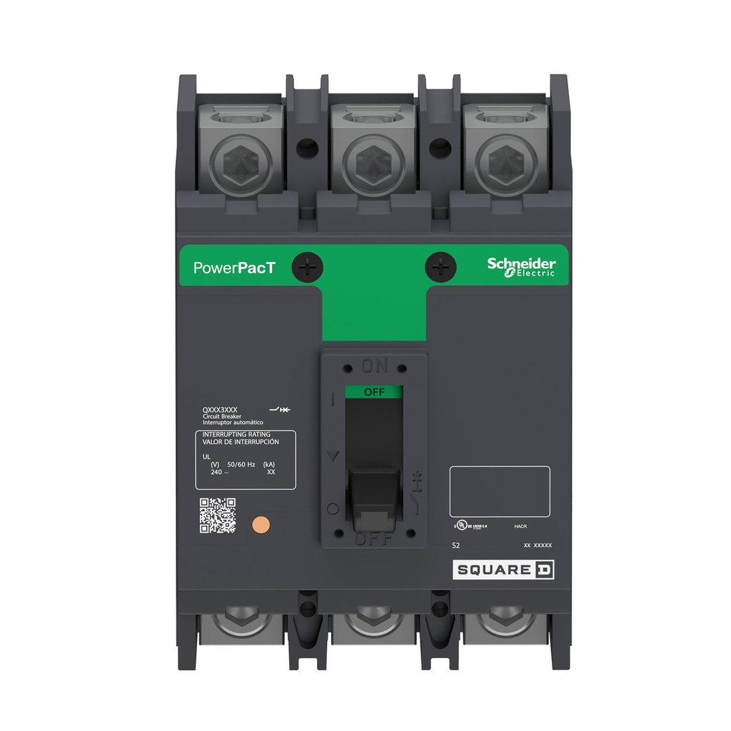 Square D QBL32225 Molded Case Circuit Breaker 225A 240V 3P , Thermal ...