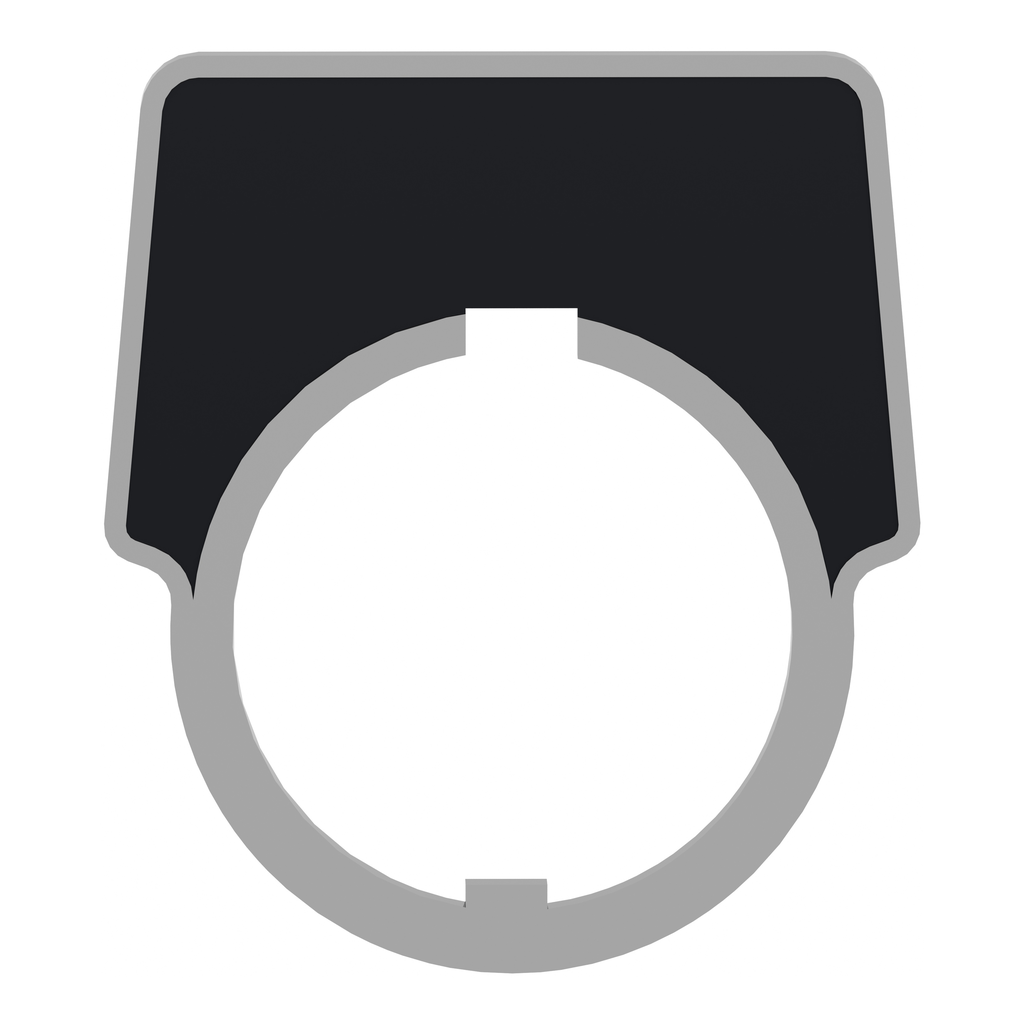 Square D 9001KN300 44 x 50 mm Aluminum Blank Push Button Standard ...