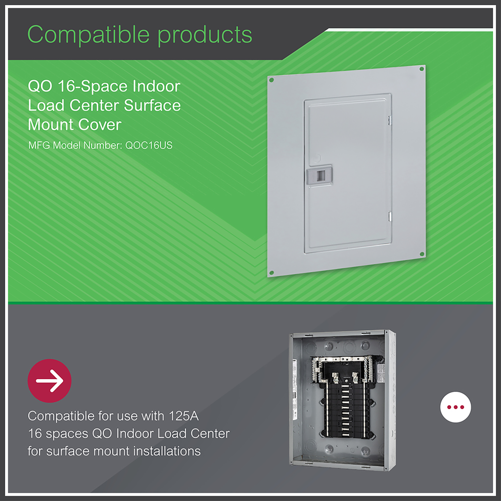 Square D QOC16US Load Center Cover | Viking Electric