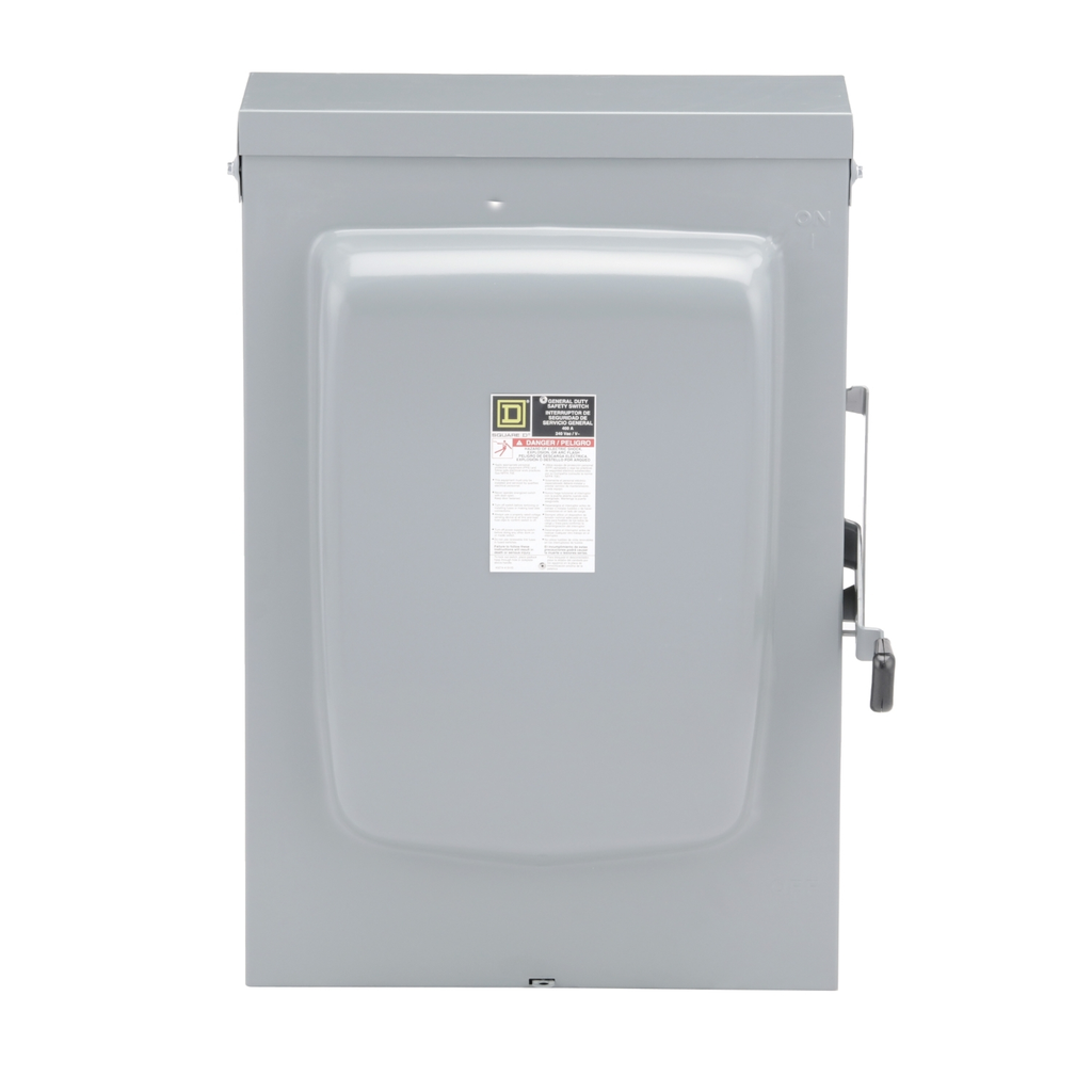 Square D D225NR Safety Switch Fusible GD 240V 400A 2P NEMA-3R , Single ...