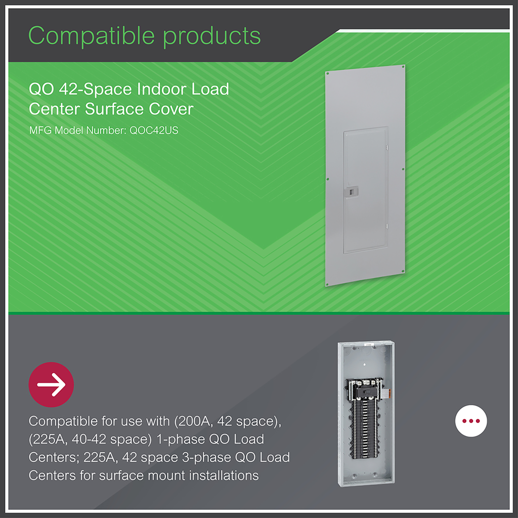 Square D QOC42US Load Center Cover | Capital Electric Supply