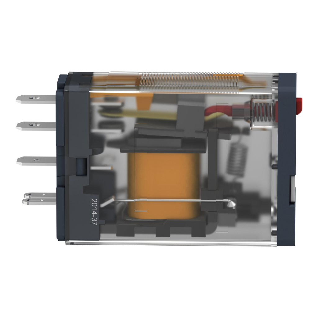 Square D RPM12BD 24 VDC 15 Amp 1NO 1NC Din Rail/Panel Mount Plug-In ...