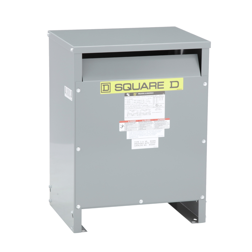 Square D EE15S3H 15 kVa 240 x 480 VAC Primary 120/240 VAC Secondary ...