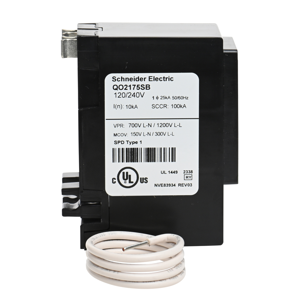 Square D QO2175SB 150 VAC 22.5 kA Surge Arrester | Crawford Electric Supply