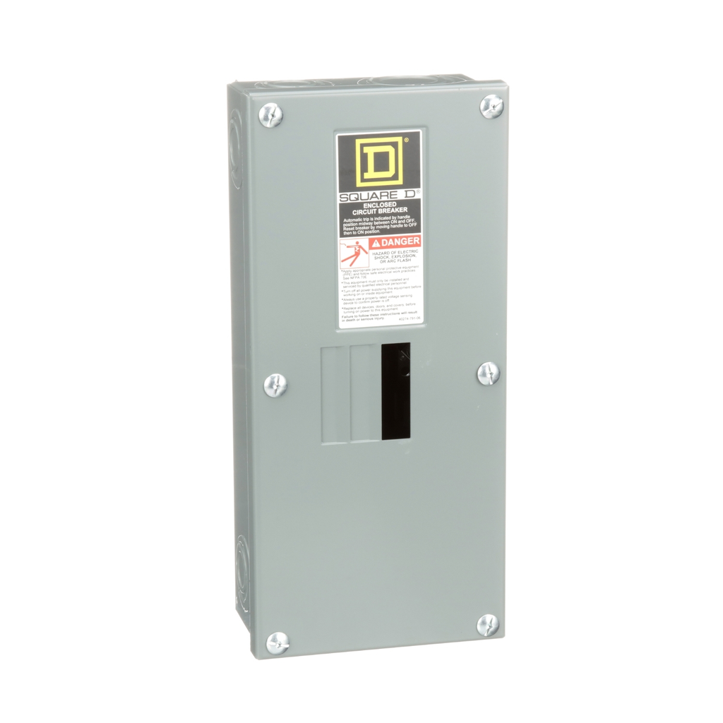 Square D QO2100BNS QO Circuit Breaker Enclosure, 120/240V, 2P, 100A ...