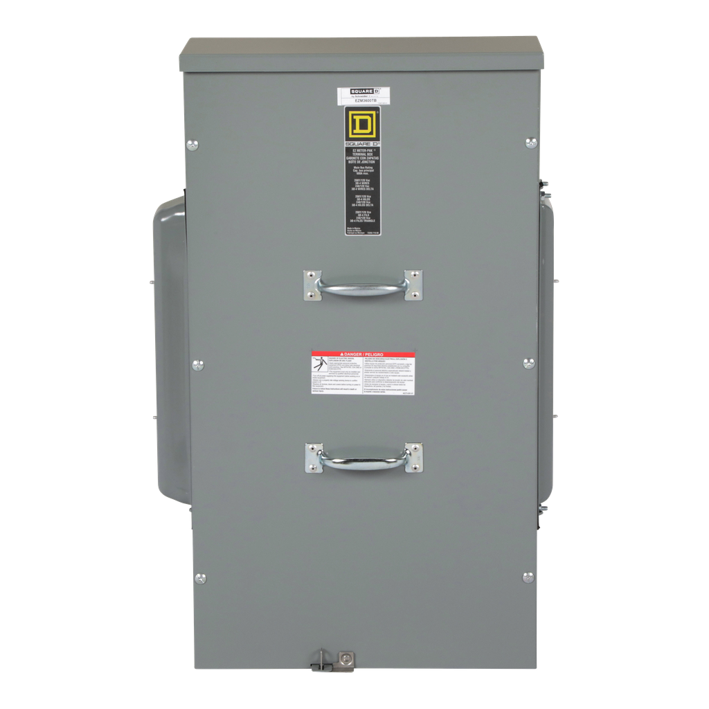 Square D EZM3600TB 600 Amp 3-Phase Meter Center Terminal Box | Cooper ...