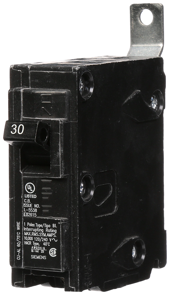 Siemens B130 1-Pole 30 Amp 120 Volt 10 K Circuit Breaker | Cooper Electric