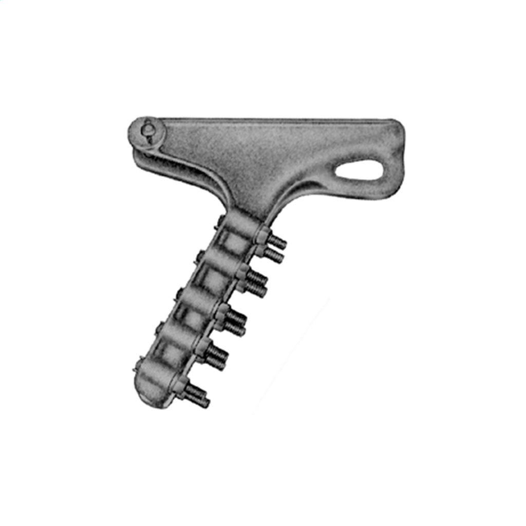 Anderson SD57C 300 MCM 15000 lb Aluminum Quadrant Strain Clamp Bolted ...