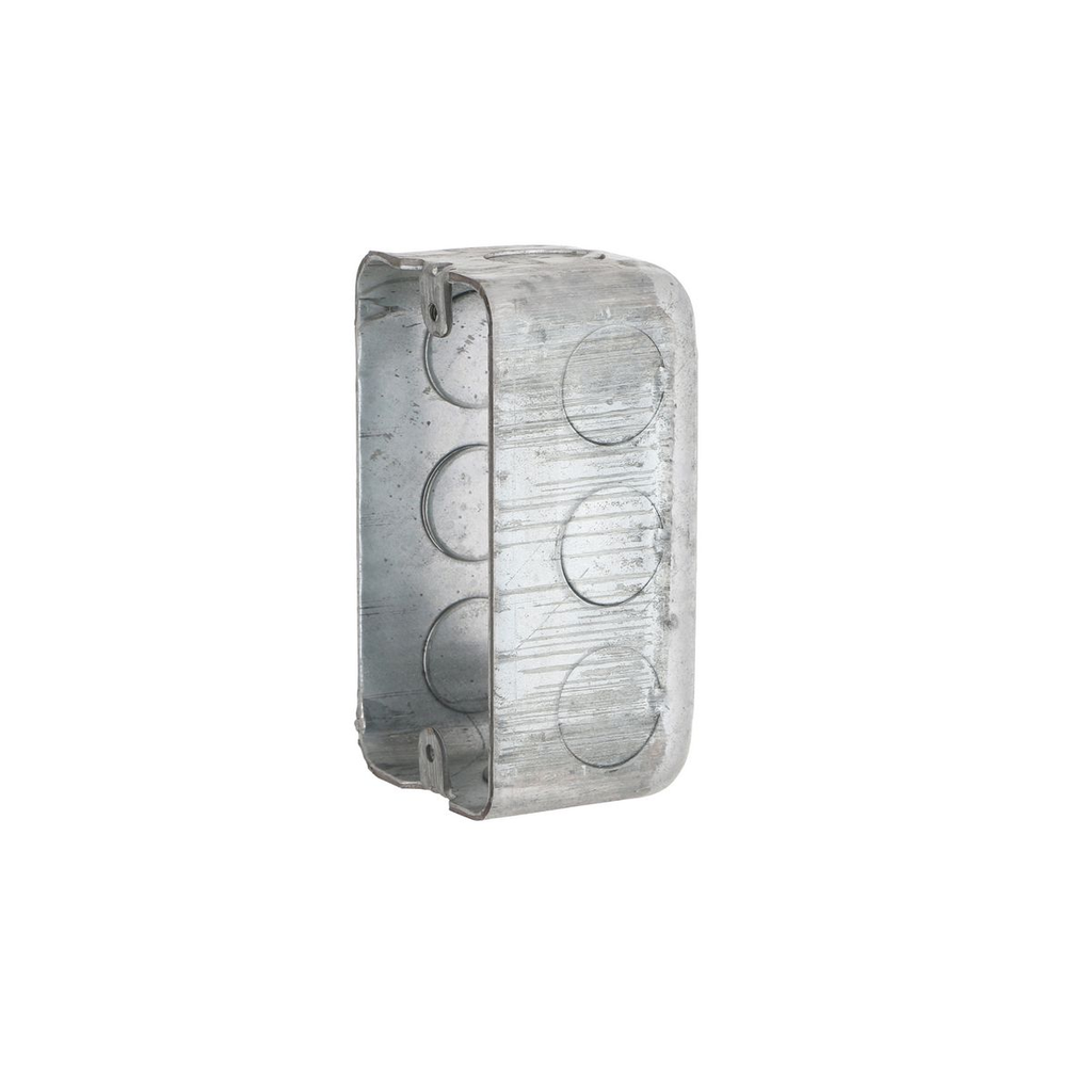 Raco 665 4" x 2" Steel Handy Box Extension, 1-7/8" Deep, 1/2" End ...