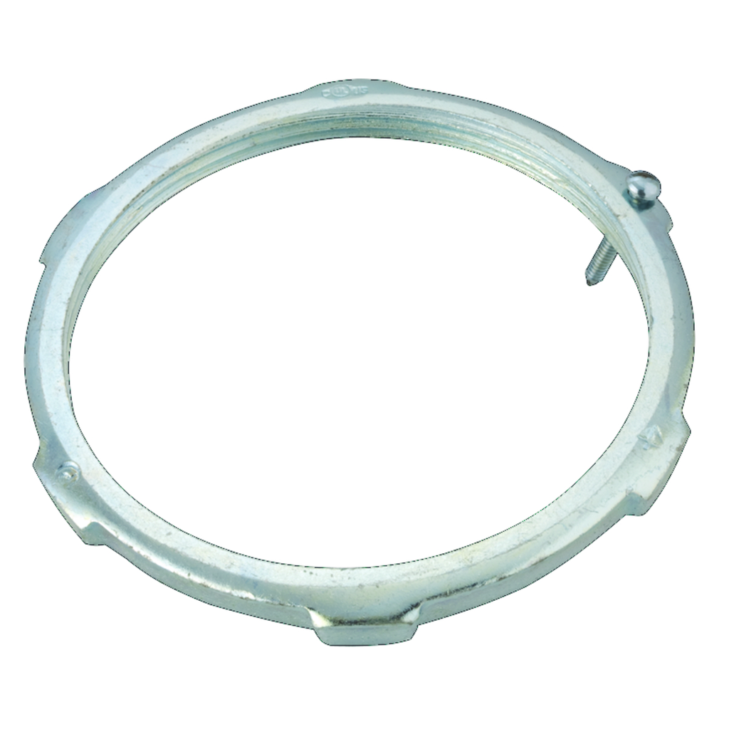 Raco 1256 4" Bonding Locknut, Steel | Cooper Electric