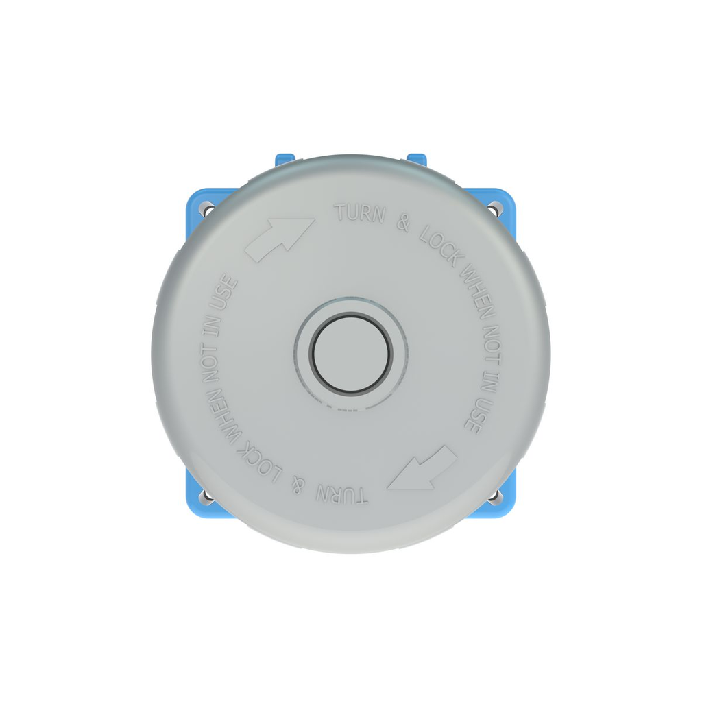 Hubbell HBL460R9W 60 Amp 250 Volt 3-Phase 3-Pole 4-Wire Watertight IEC ...