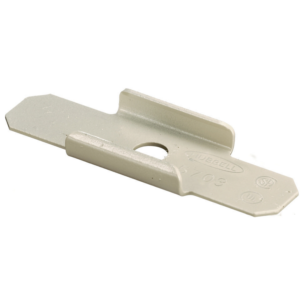 Hubbell HBL5703IV HBL500/HBL750 Series Ivory Raceway Mounting Clip ...