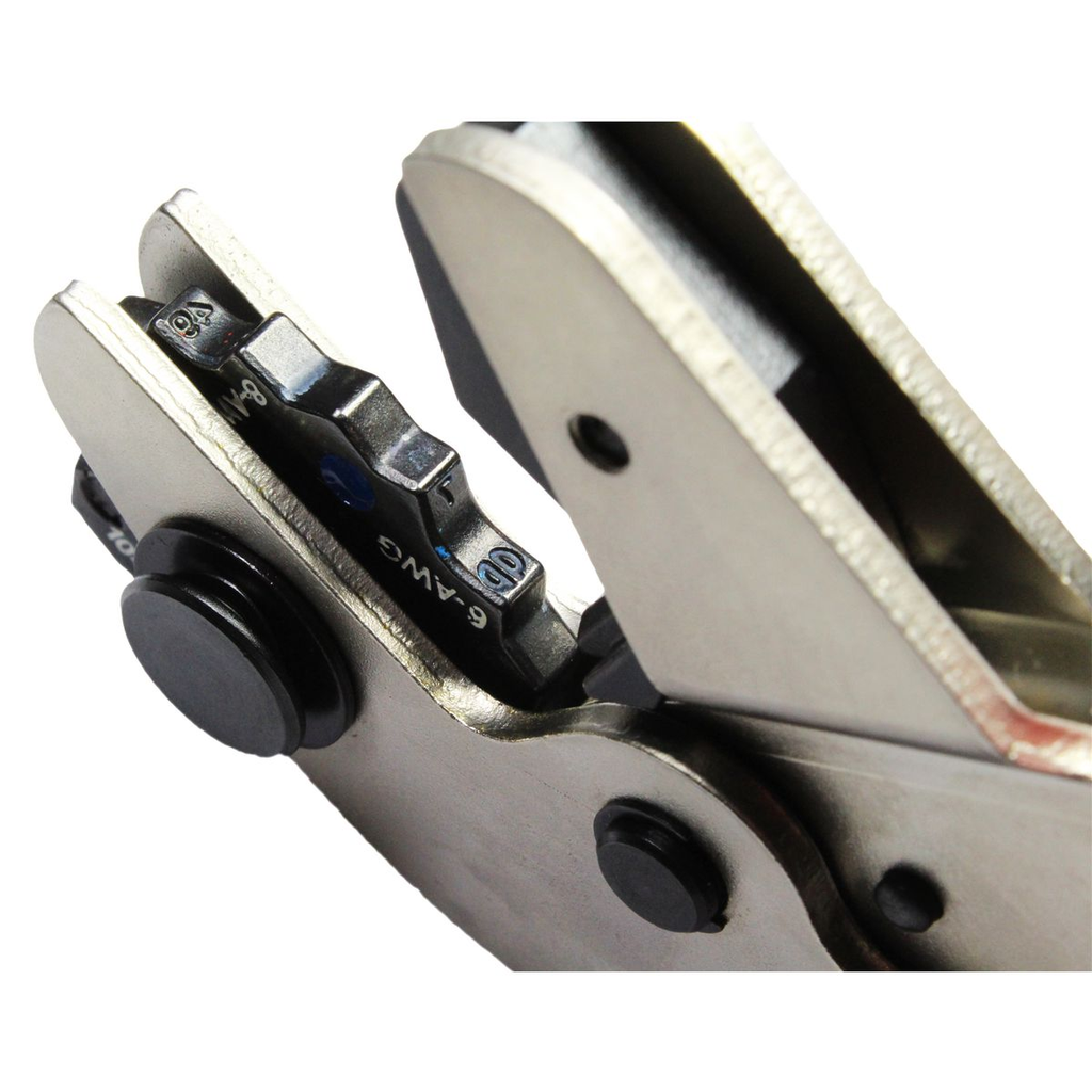 Burndy Y122CMR Ergonomic Full Cycle Ratchet Hand Crimper 12 AWG 2 AWG Copper Cooper Electric
