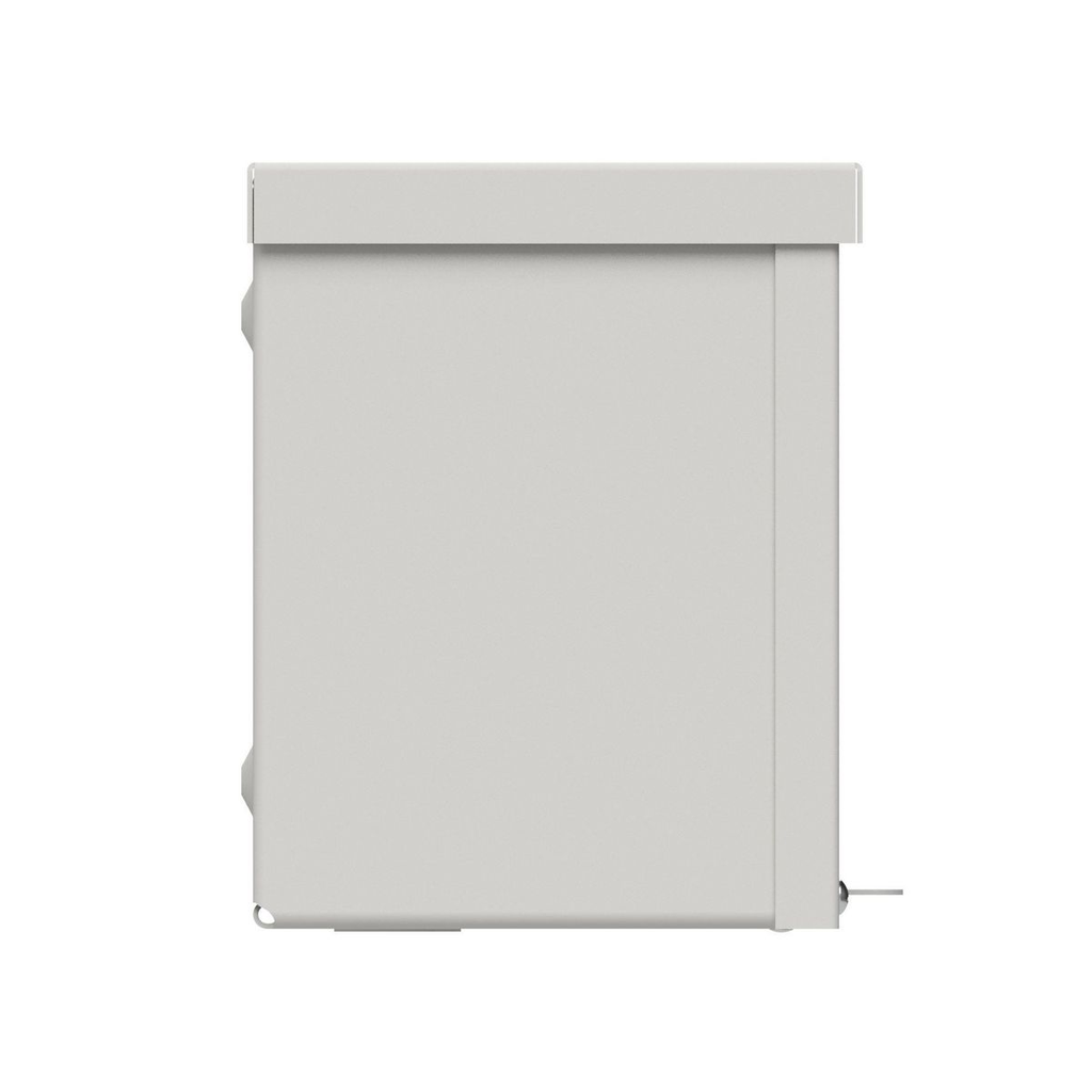 Wiegmann RSC060604 6 x 6 x 4 Inch Gray Polyester Powder Painted Carbon ...