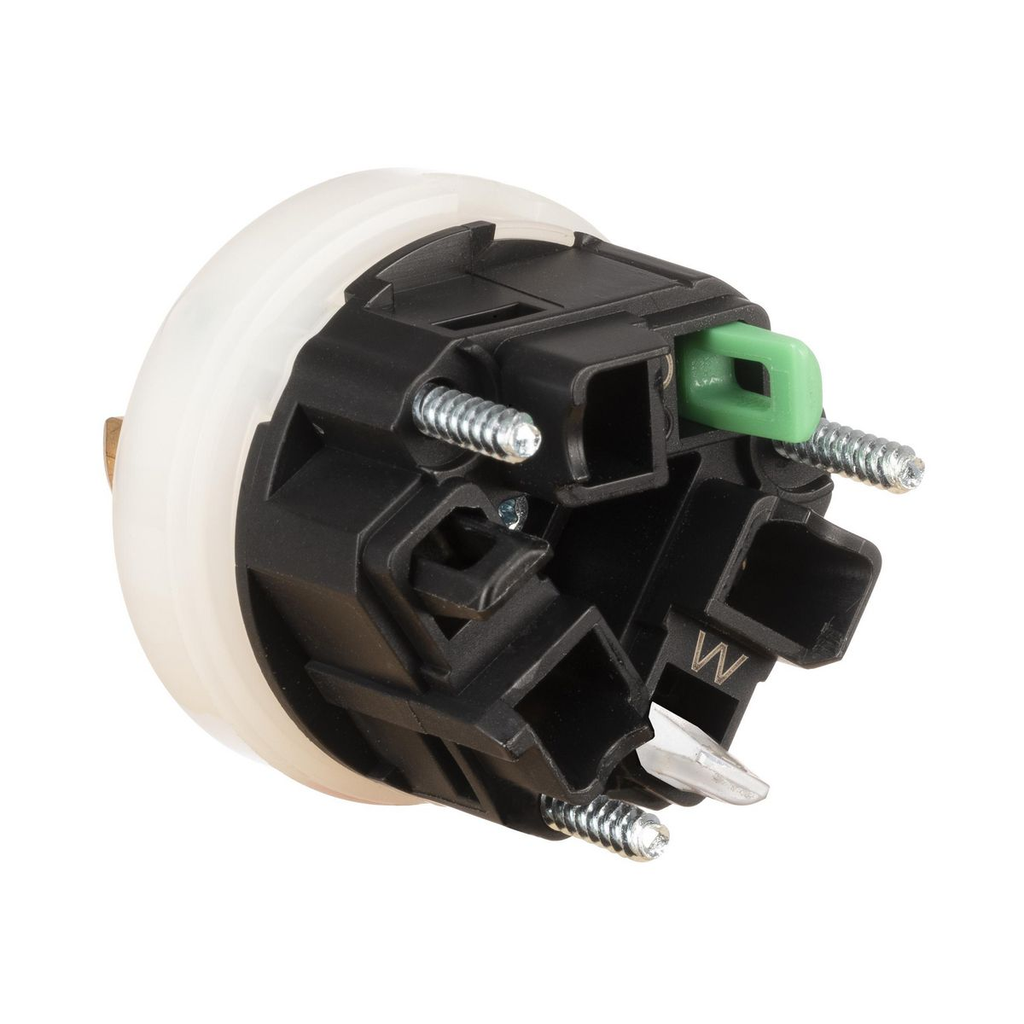 Hubbell HBL2311ST Twist-Lock Edge Plug, 20A 125V, 2-Pole 3-Wire ...