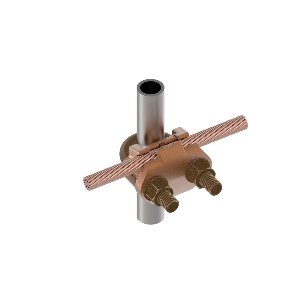 Burndy GAR1526 Mechanical Grounding Connector, Cable to Rod or Pipe, 4 ...