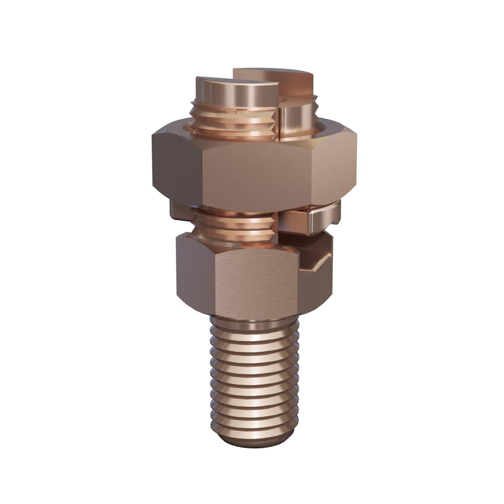 Burndy KC23 Mechanical SERVIT POST™ Connector; Cable to Flat, 8-2 AWG ...