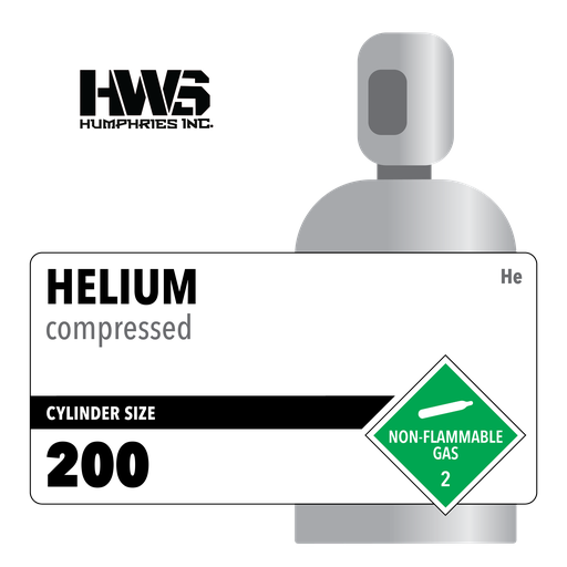 Helium, 200, 4.0, Ultra High Purity, 99.99%, 219 ft3, Steel (S), (C ...