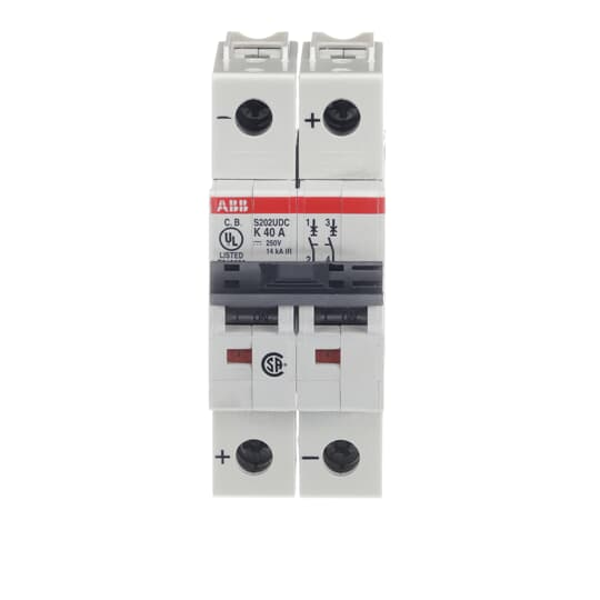 ABB S202UDC-K40 S200UDC MCB 2P K 40 | Cooper Electric