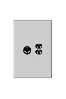 Midwest U041 Unmetered Power Outlet, 30A 120/240V, Surface Mount, R32U ...