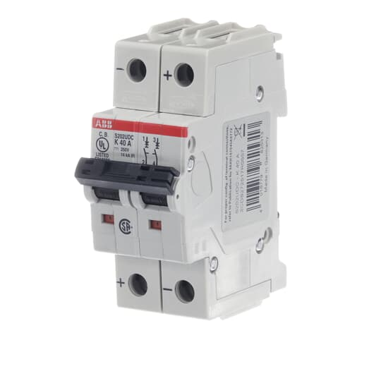 ABB S202UDC-K40 S200UDC MCB 2P K 40 | Cooper Electric