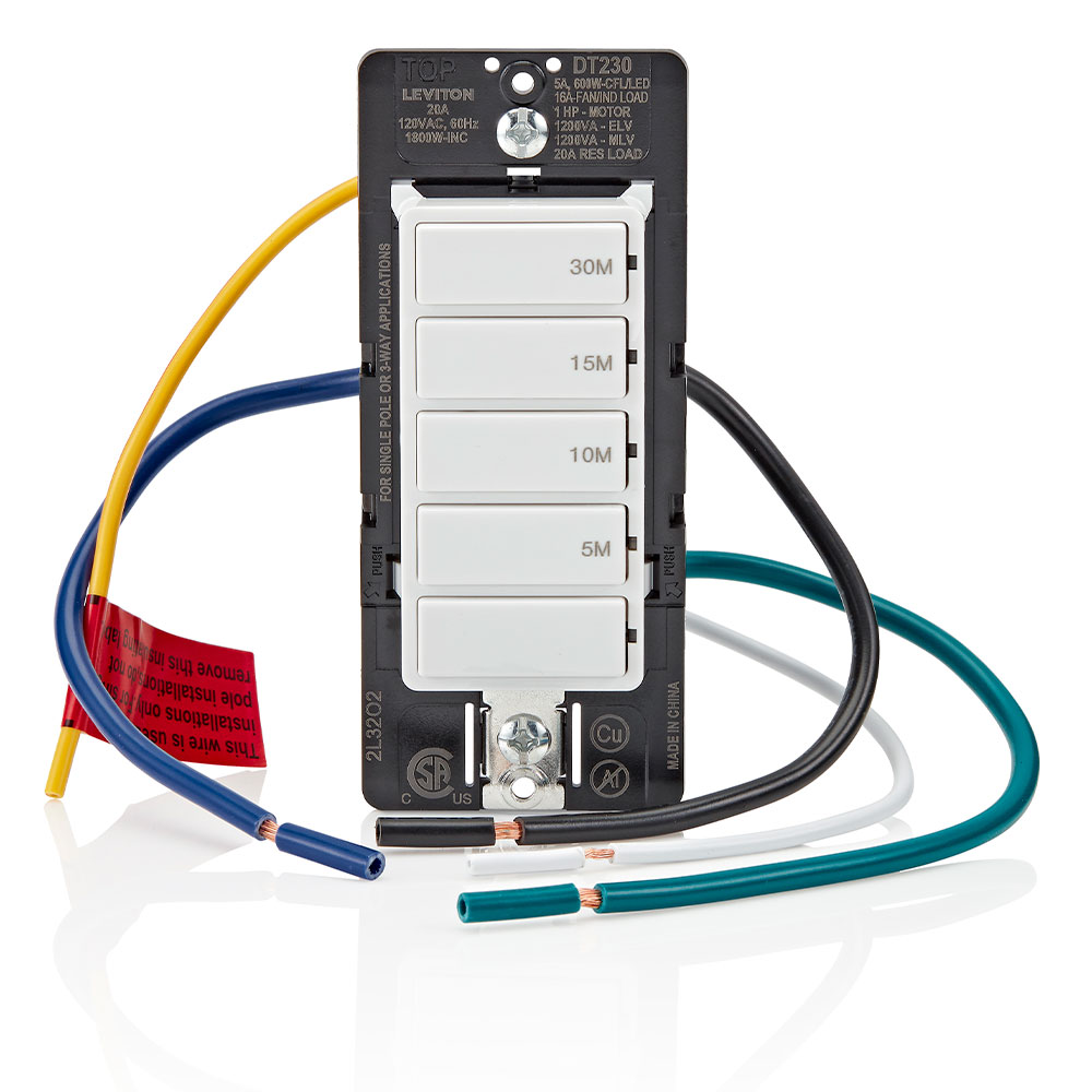 LEV DT230-1LW WH 20A SP3W DEC TIMER | Cooper Electric