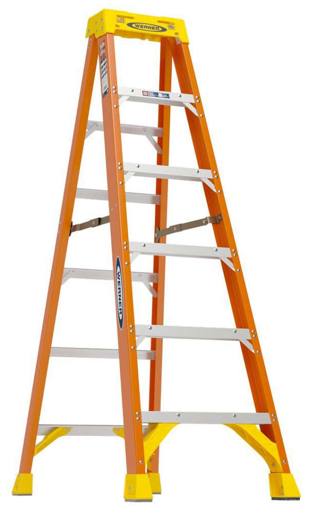 Werner Co. 6206 6 Foot Fiberglass Stepladder NorthEast Electrical