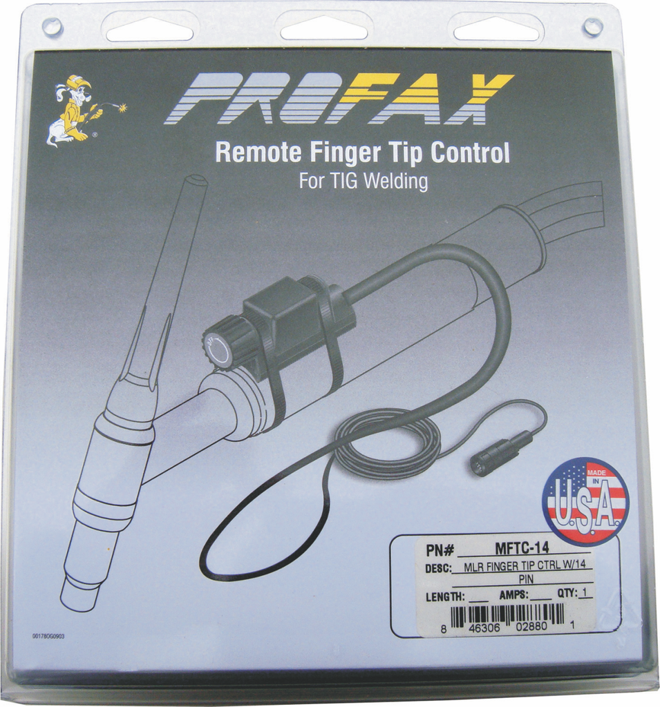 FINGERTIP TIG CONTROL 14 PIN MILL. 27', PXMFTC-14-California Tool ...