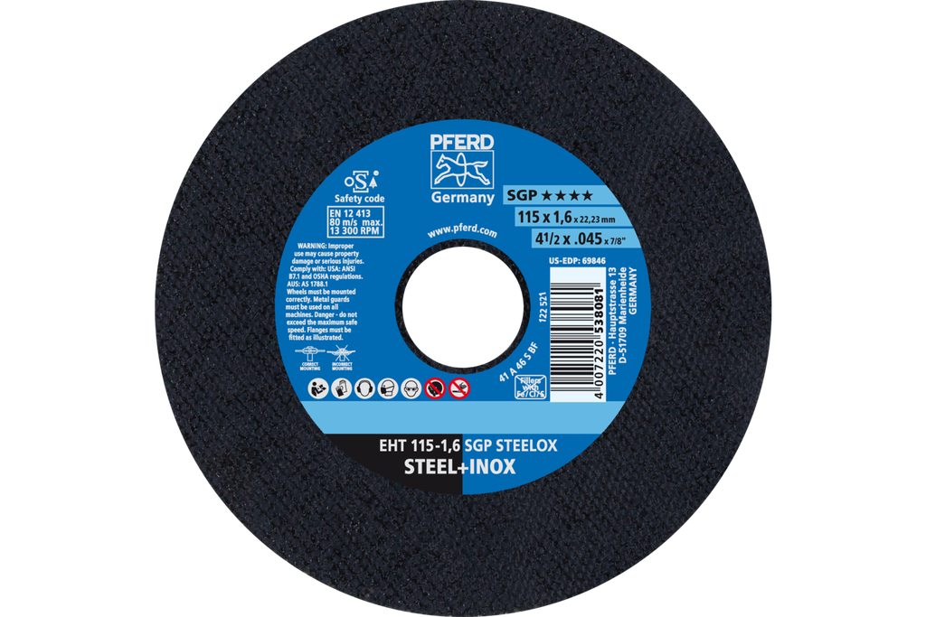 PMB69846,69846,PFERD INC.,Cut-off wheels|Special Line SGP,4-1/2X.045X7 ...