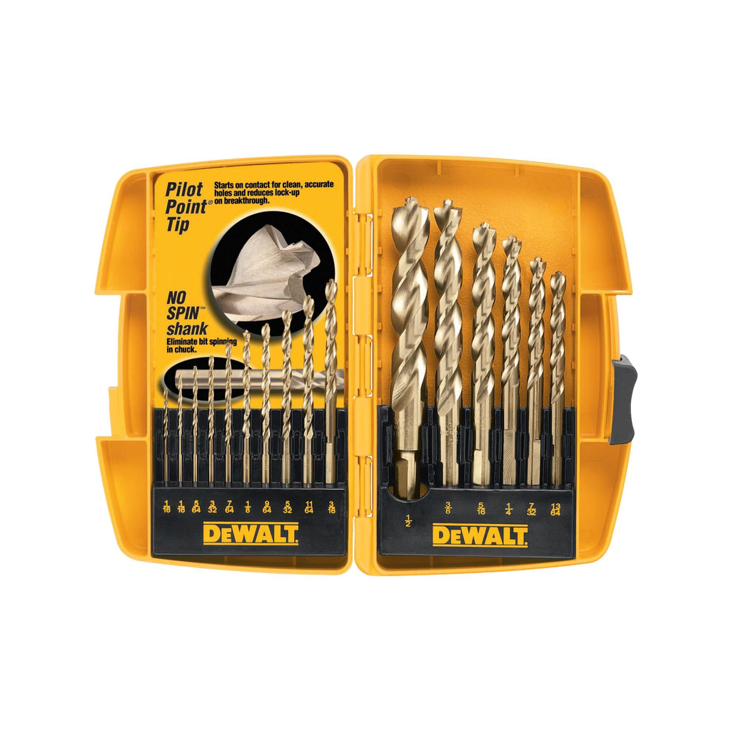 DeWalt DW1956 16 pc. PILOT POINT® Drill Bit Set | Cooper Electric