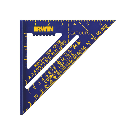 IRWIN Rafter Square, Hi-Contrast Aluminum, Blue , 7-Inch