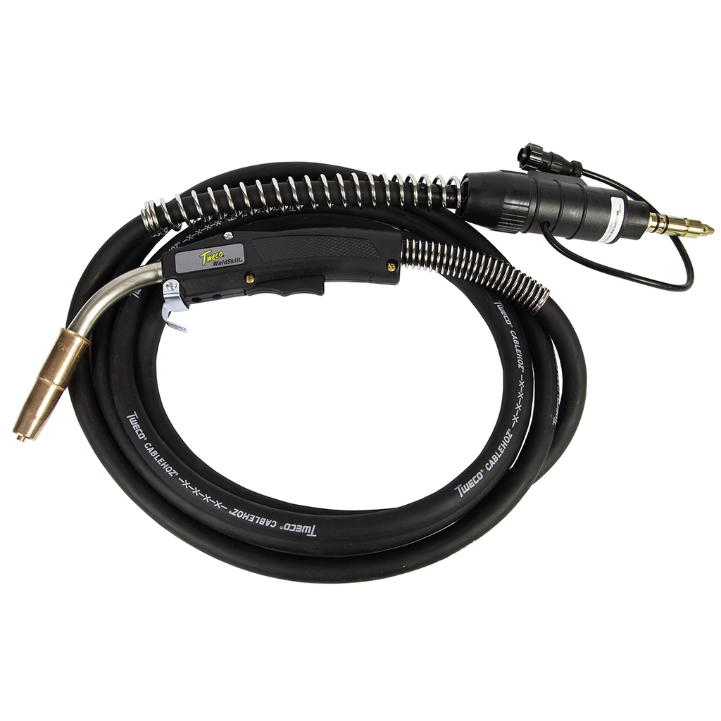 Tweco® 400 Amp Weldskill®® WM400 .035" - .045" Air Cooled MIG Gun - 15' Cable/Miller® Style ...