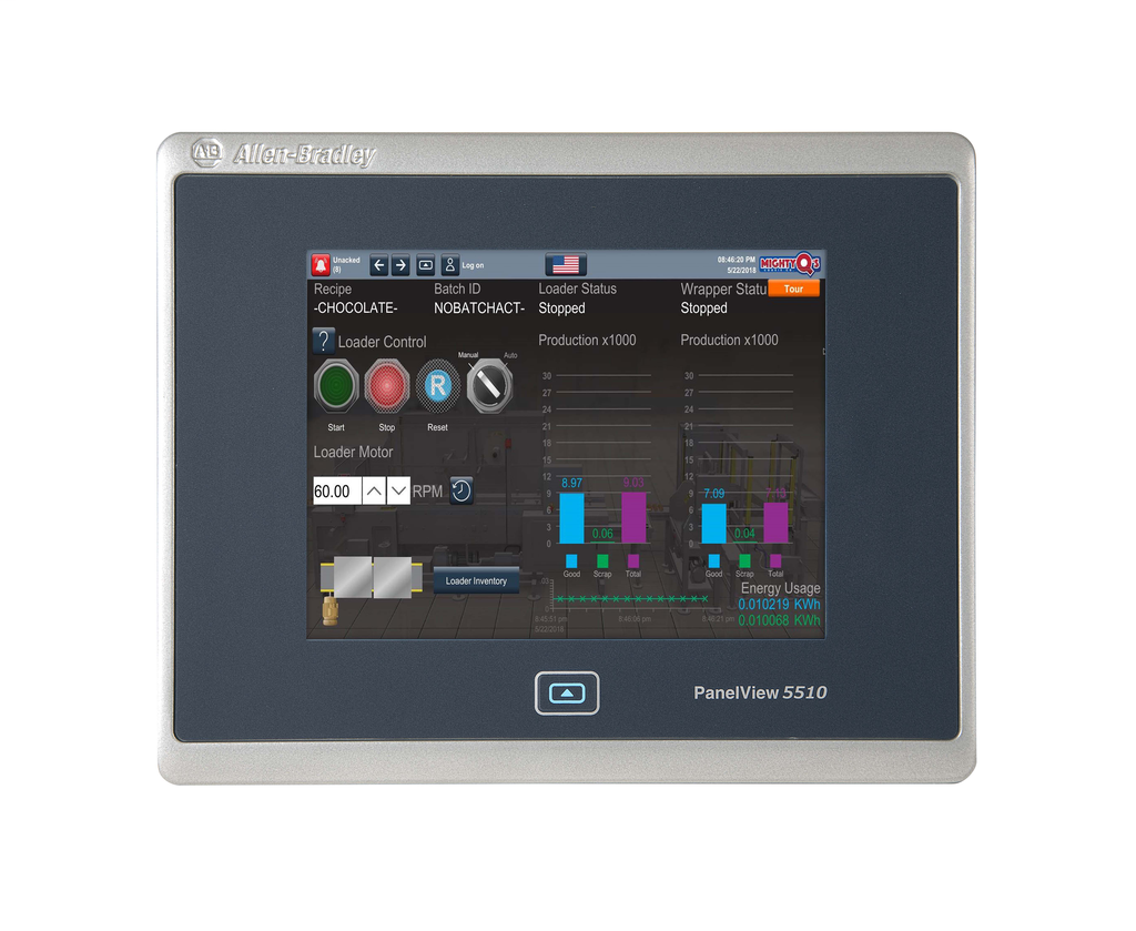 PanelView 5510 7 in. Graphic Terminal Triple-S