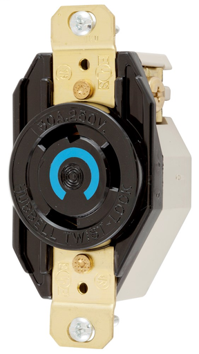 HBL2620 - Locking Devices, Twist-Lock®, Industrial, Flush Receptacle ...