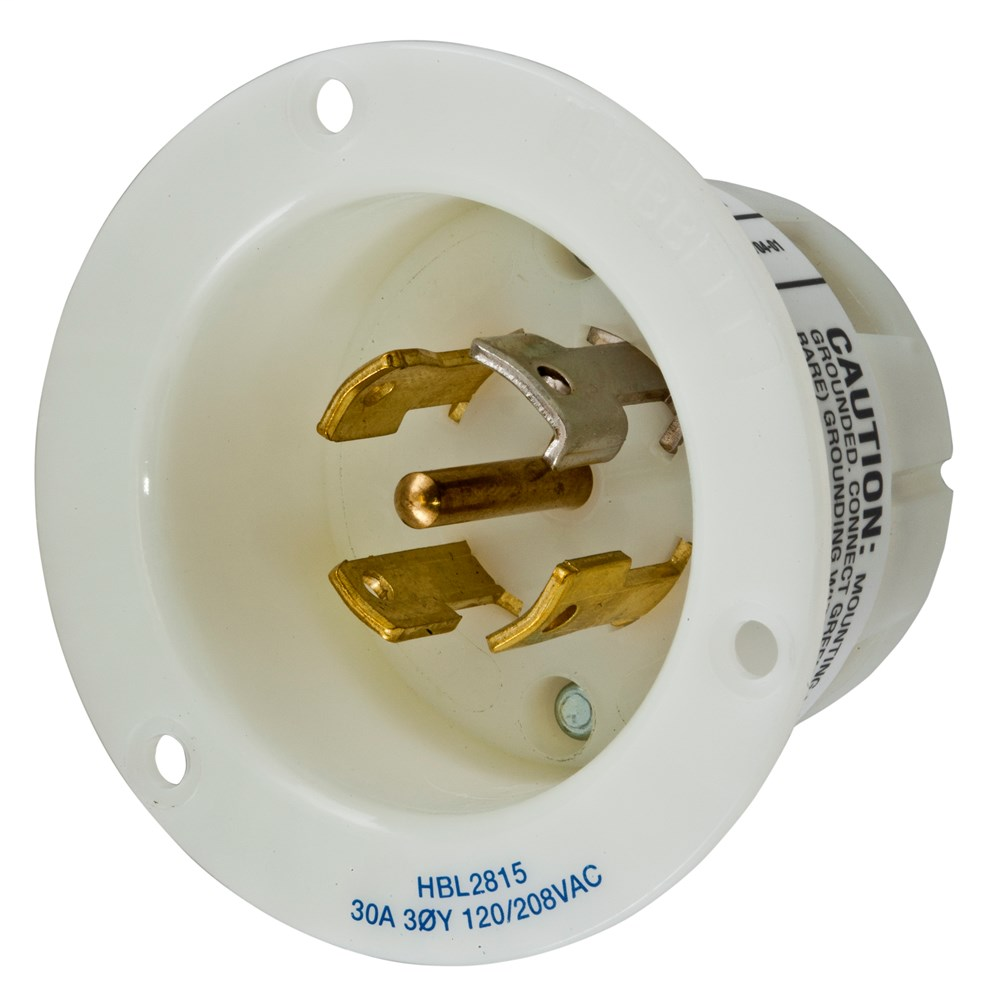 Hubbell HBL2815 FLGD INLET-NMA L21-30P