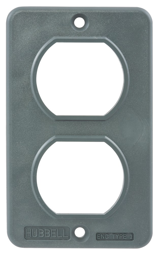 Hubbell HBL3051 Gray Portable Outlet Box Cover | NorthEast Electrical