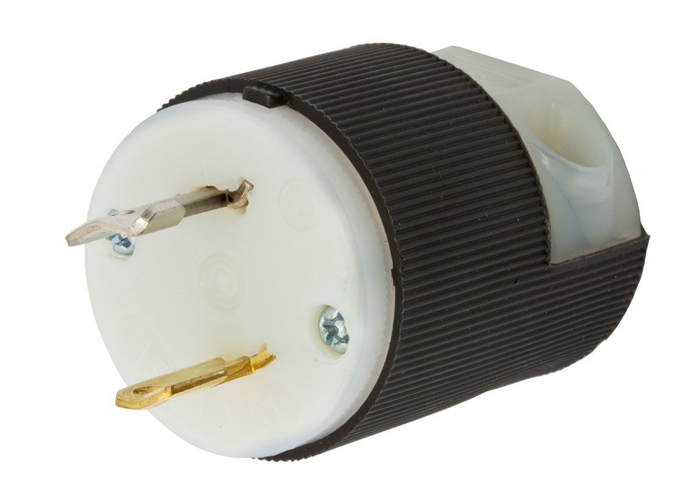 Hubbell HBL7545C Twist-Lock Plug, 15A 125V, L1-15P