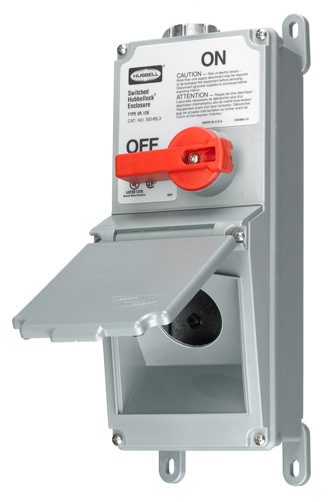 Hubbell SEHBL3 SWITCHED ENCLOSURE, HUBBELLOCK | NorthEast Electrical