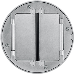 Hubbell S1TFCAL Cast Aluminum Concrete Floor Fire Rated Poke-Through ...