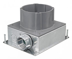 Hubbell S1SFBAVFBOX, SYSTEM ONE, A/V, STEEL, 1.5" HUB | Cooper Electric