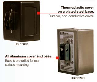 Hubbell HBL1372D 30 Amp 600 VAC 2-Pole NEMA 1 Aluminum Disconnect ...