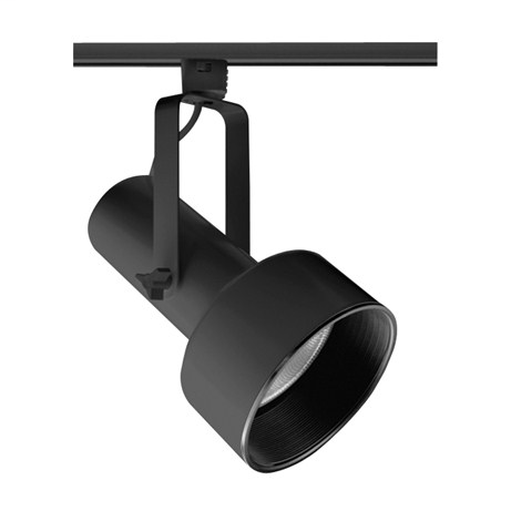 Trac-Master Step Cylinder BR40/PAR38 Track Head - Black w/ Black Baffle ...