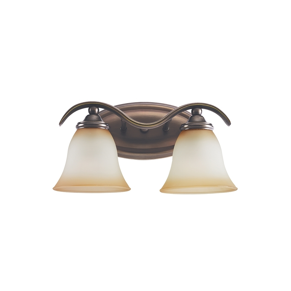 VCLGT 44360-829 100W 120V MEDIUM A TWO LIGHT RIALTO WALL/BATH FIXTURE ...