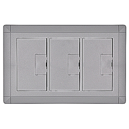 Multi-Gang Rectangular Floor Boxes & Covers | HESCO