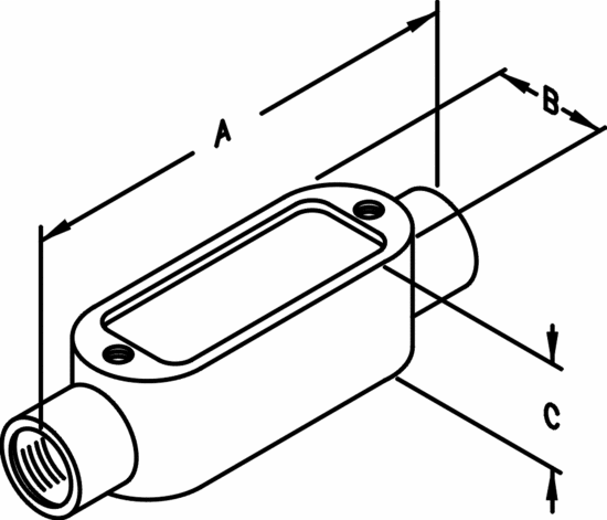 ABB C400M 4IN S35 C COND BODY IRON | Cooper Electric