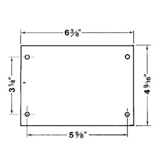 Red Dot 3CCB 3-Gang Blank Weatherproof Cover | Cooper Electric