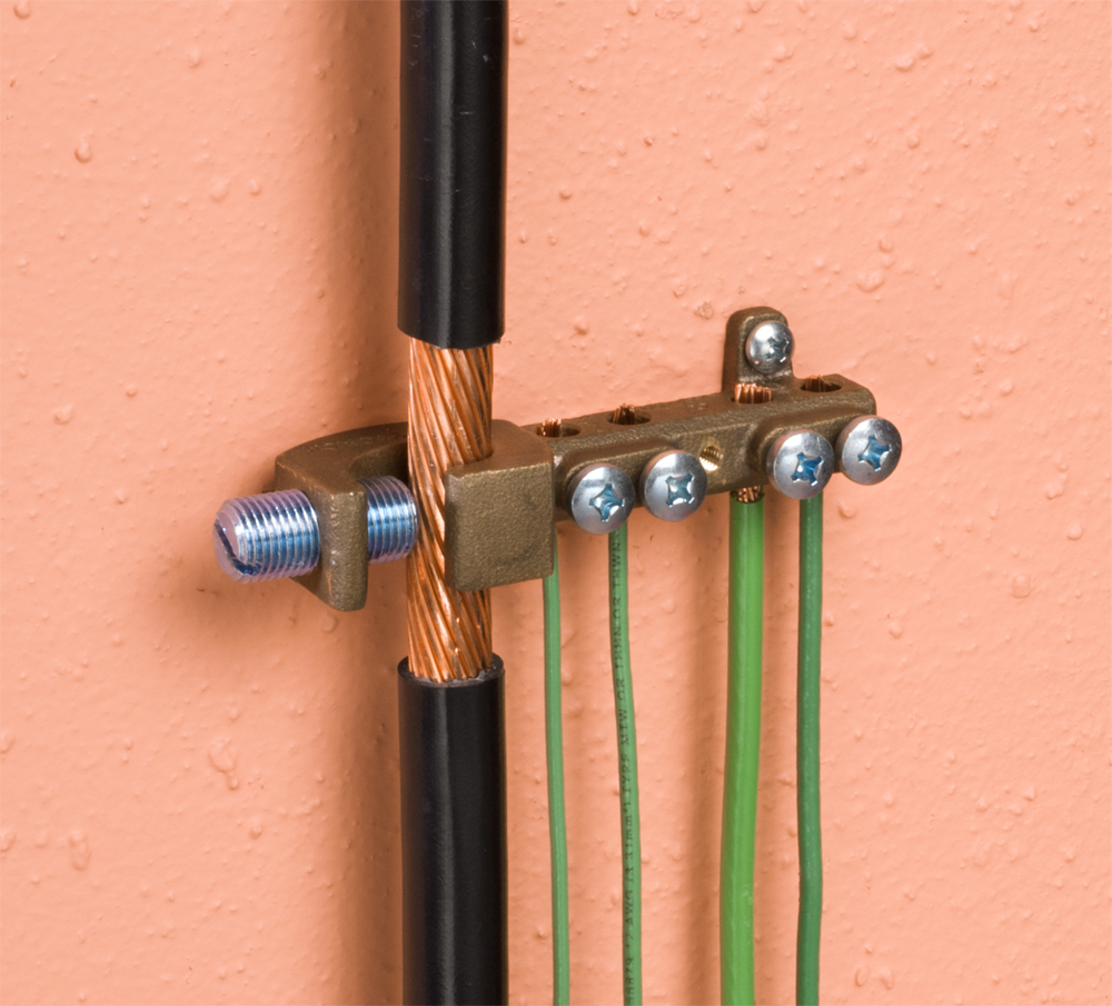 Arlington GBB5250 Intersystem Grounding Bridge, Bronze w/ Cover, #6 ...