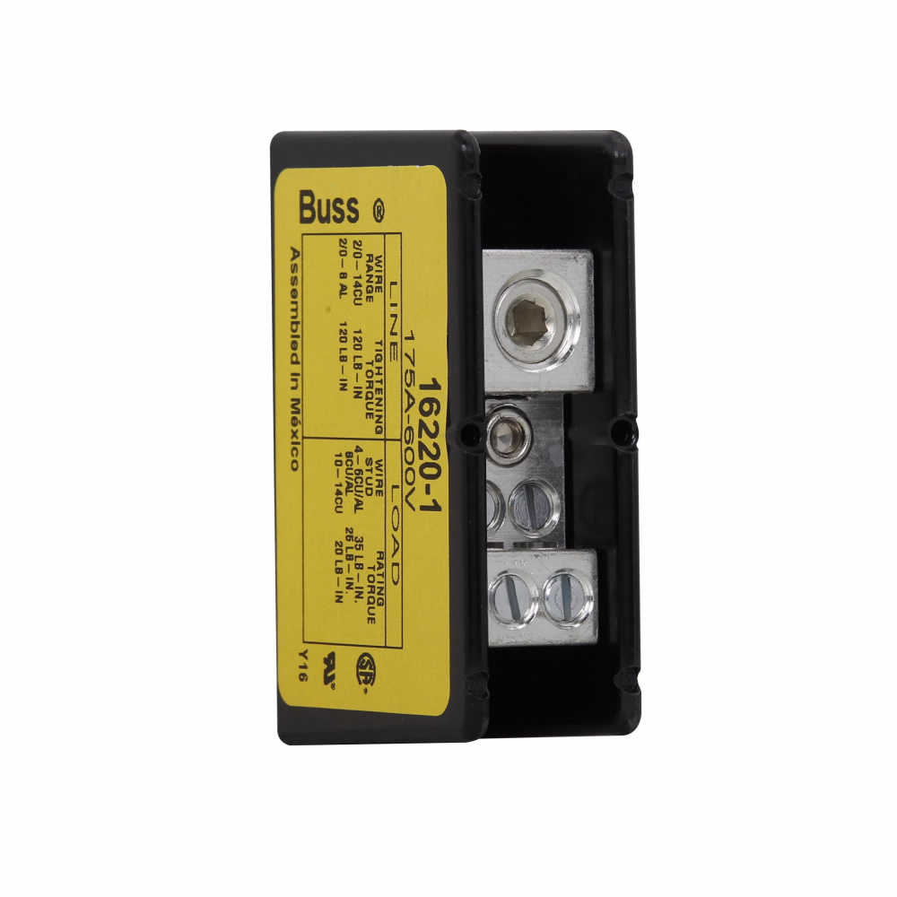 Bussmann 16220-1 600v AC/DC 1-Pole Power Distribution Block | Viking ...