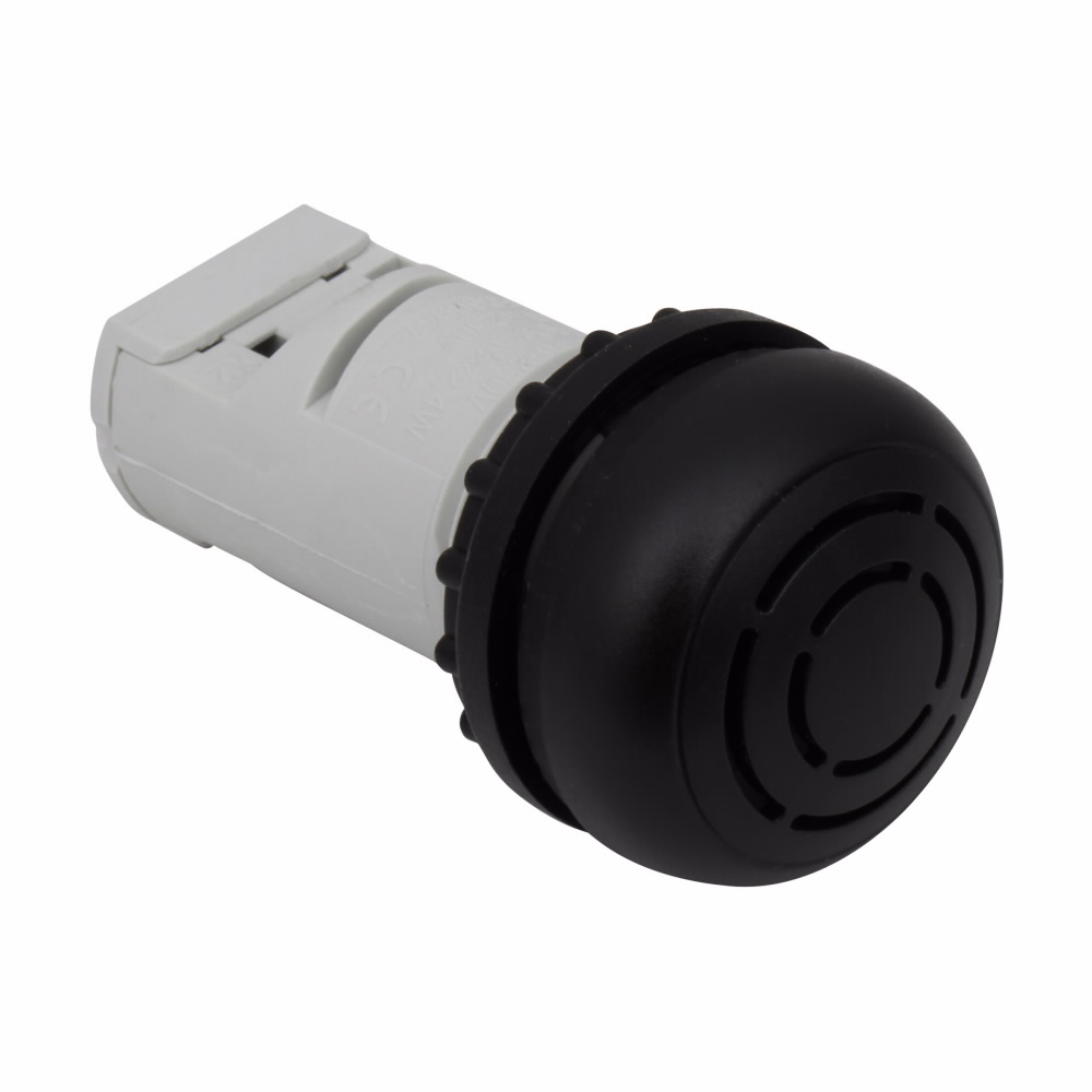 Cutler-Hammer M22-AMC-XAM M22 Acoustic Device, 22.5 mm, Bezel: Black, IP40, 18-30 Vac/dc, 84 dB ...